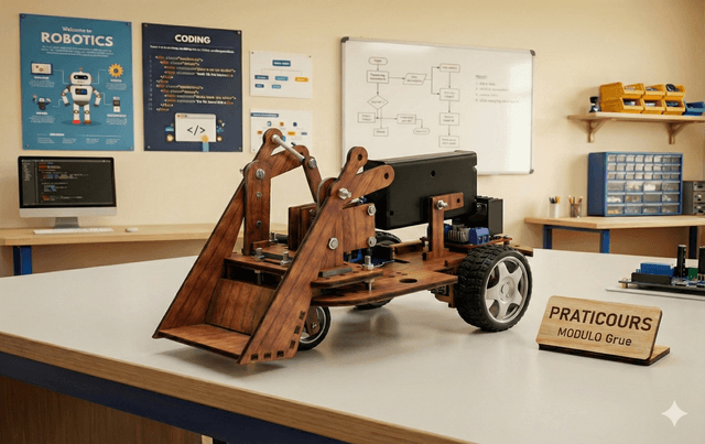 PRATICOURS | La pédagogie active par projet — robotique & sciences